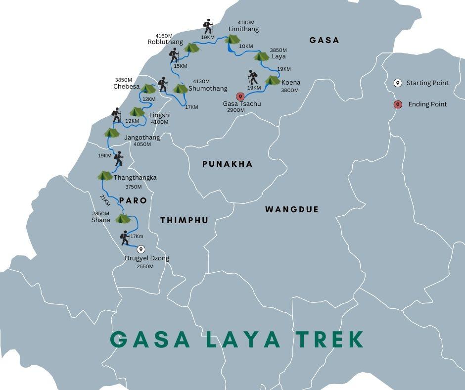 Laya Gasa Trek Itinerary & Cost. Ultimate Himalayan Adventure.